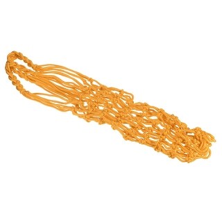 Lengthen Basketball Mesh Net Bag Carry Bag Ball Carrier, Yellow - Bed ...