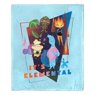 Disney Pixar Elemental It's Elemental Silk Touch Throw - Bed Bath ...