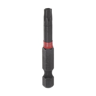 T27 Magnetic Security Impact Torx Screwdriver Bit 1/4" Hex Shank 2 ...