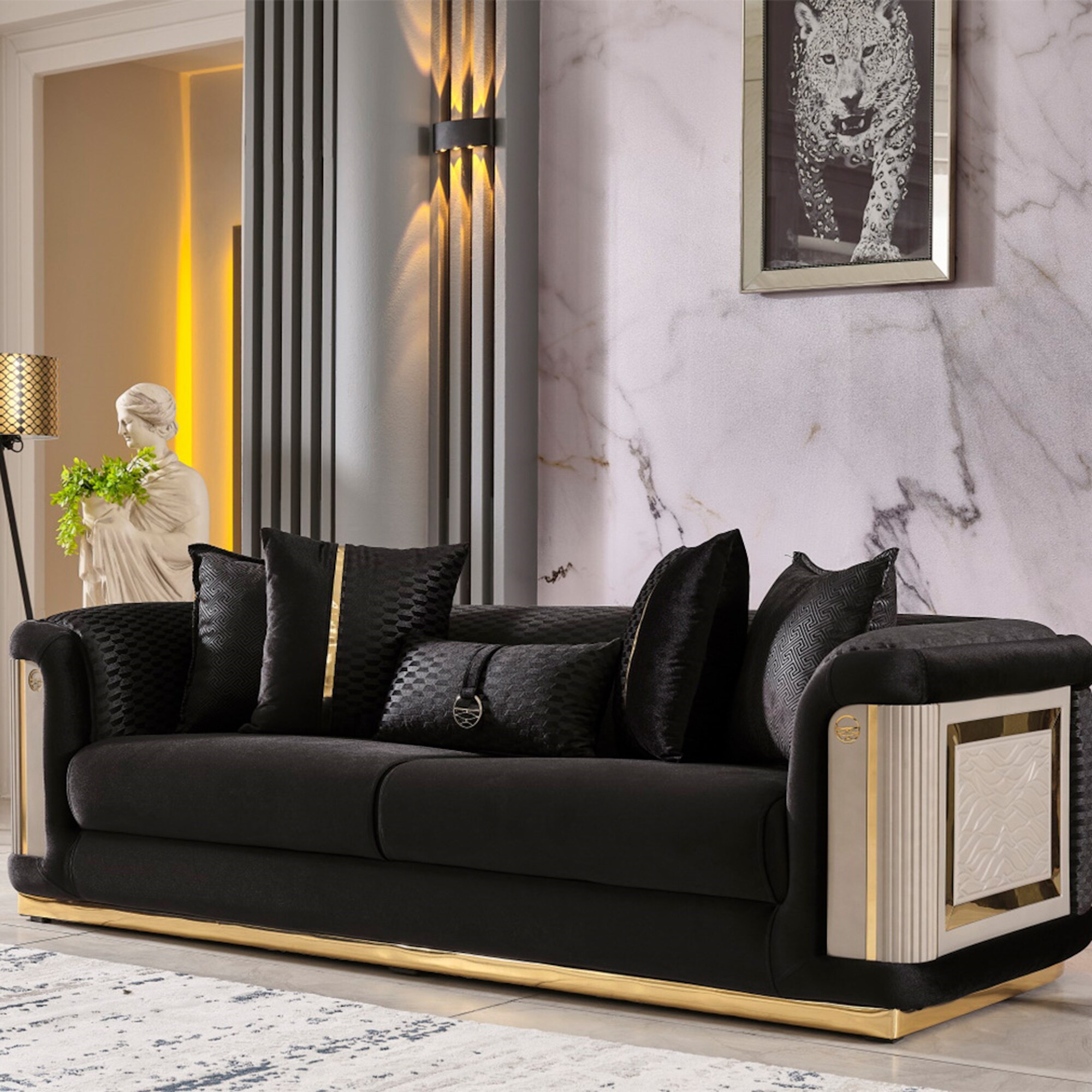 Evan convertible sofa store