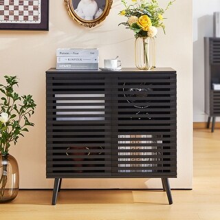 Sideboard Buffet Cabinet with 2 Doors, Side Storage Cabinet - Bed Bath ...
