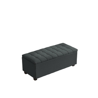 Storage Bench, Flip Top Entryway Bench Seat with Safety Hinge, Storage ...