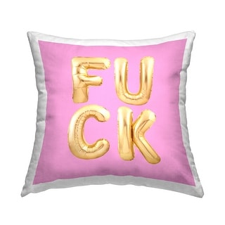 Stupell F*ck Pink & Gold Balloons Design by House of Lulu - Bed Bath ...