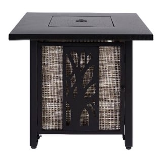 Living Accents Steel Square Propane Fire Pit 30" W - Bed Bath & Beyond ...