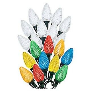 Sylvania V46423-88 Illuminet Color-Changing C9 LED 25 Light Set, Green ...