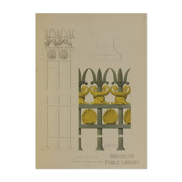Metal Work PL16 Illustrations Patterns Vintage Art Print/Poster - Bed ...