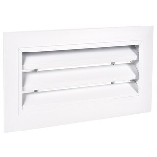 Ventilation Grille Air Vent 400x200mm(LxW) White for 350x150mm Wall ...