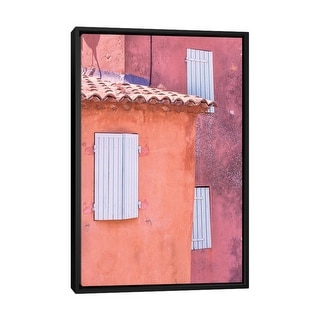 iCanvas "France, Provence, Roussillon. Window shutters in buildings ...