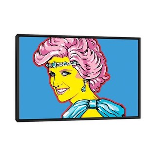 iCanvas "Princess Diana" by Corey Plumlee Framed Canvas Print - Bed ...