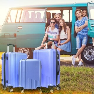 3 Piece Luggage Set with TSA Lock,and 360°Rotating Wheel,Carry on ...