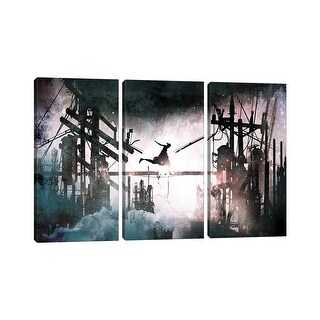iCanvas "Wind Surfer" by 5by5collective 3-Piece Canvas Wall Art Set ...