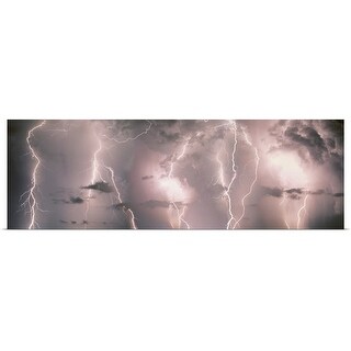 "Lightning Thunderstorm" Poster Print - Bed Bath & Beyond - 16856772