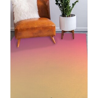 BRIGHT GRADIENT AURA RED Area Rug By Becky Bailey - Bed Bath & Beyond ...