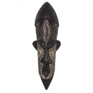 Novica Handmade Have Patience African Wood Mask - Bed Bath & Beyond ...