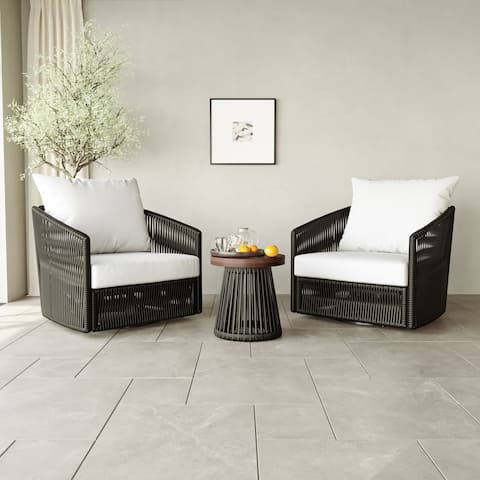 Wood, Wicker Patio Furniture Sets - Overstock