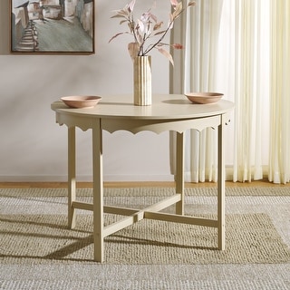 SAFAVIEH Home Seraphina Round Dining Table - 39"W x 39"D x 30"H - Bed ...