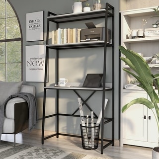 Easton Industrial 36-inch Steel Compact Computer Desk with USBs by ...