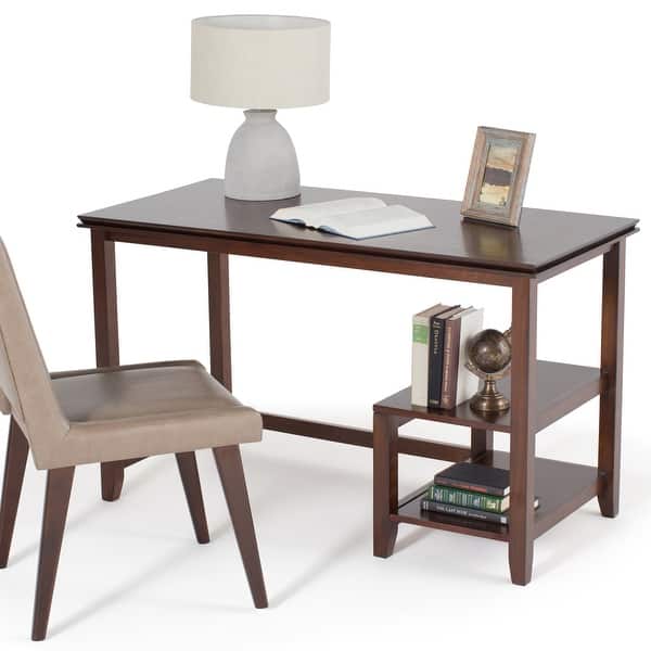 WYNDENHALL Stratford SOLID WOOD Transitional 50 inch Wide Desk in ...