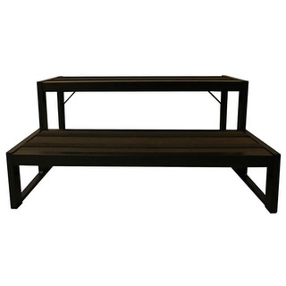30 in. Elite 2-Tier Metal Step in Mocha - Bed Bath & Beyond - 33285849