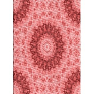 Ahgly Company Machine Washable Transitional Ruby Red Area Rugs - Bed ...