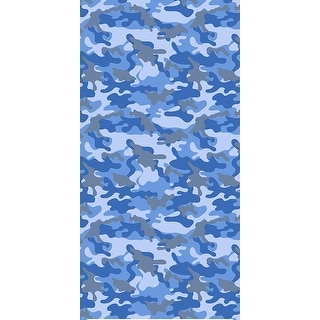 Camouflage Blue 30x60 Brazilian Velour Beach Towel - Bed Bath & Beyond ...