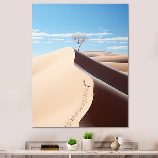 Designart "Desert Mirage Iii I" Desert Canvas Wall Art - Bed Bath ...