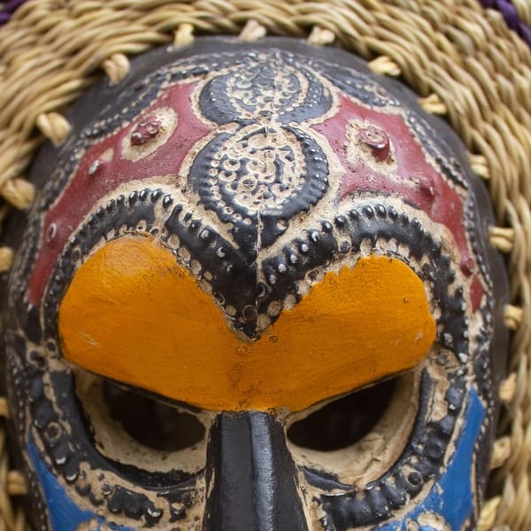 wicker mask