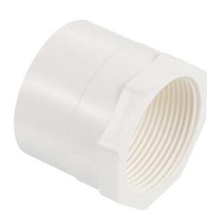 1Pcs 1.97" G1-1/2 Female Pipe Fitting Hose Adapter Pipe Coupler White ...