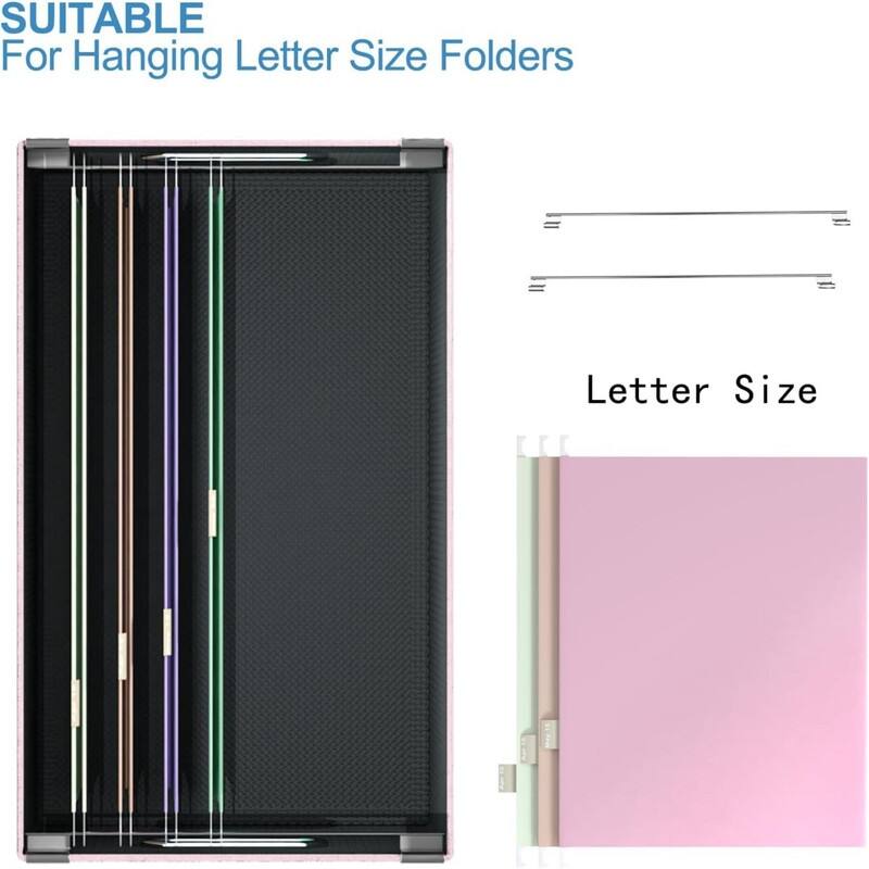 Decorative File Box Organizer with Lid- Box Only - Overstock - 39310759