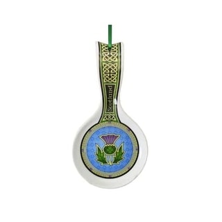 Beautiful 8.5 Inch Bone China Spoon Rest Featuring Golden Celtic Knot ...