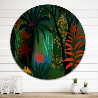 Designart "Bounties And Blooming Wilderness Blessings III" Coastal Wood ...