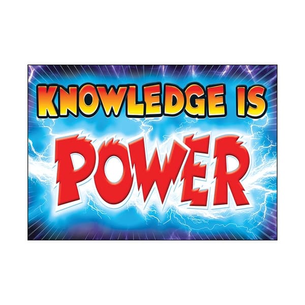 Knowledge Is Power Poster - Bed Bath & Beyond - 17113552