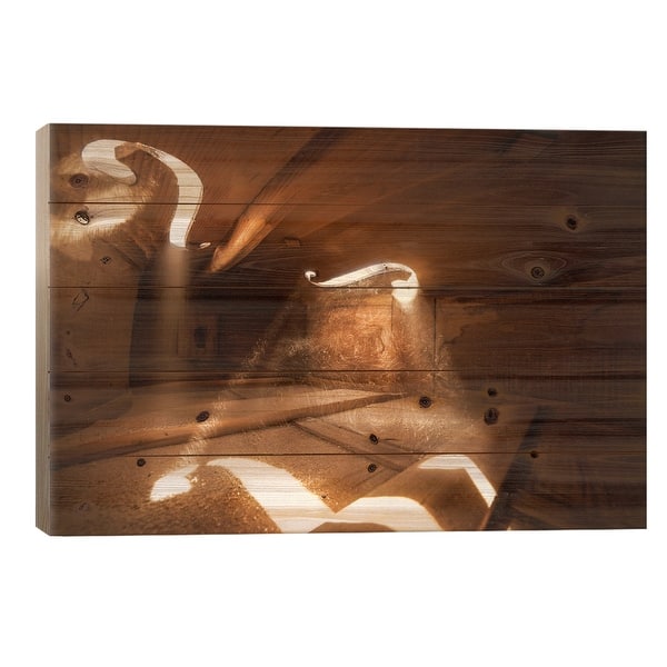 Inside Violin IV Print On Wood by Adrian Borda - Multi-Color - Bed Bath ...