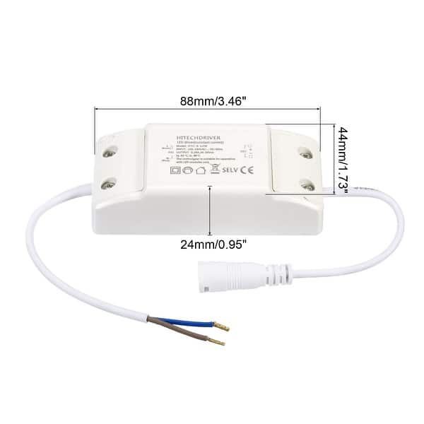 8-12W 280mA LED Driver, AC 100-240V Output 24-36V DC Female Connector ...