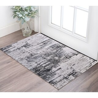 Rectangle Bohemian Style Abstract Area Rug - 34' X '20' X '0.39 - Bed ...