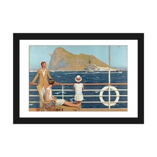 iCanvas "Gibraltar, from the series 'The Empire's Highway to India ...