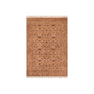 Pak-Persian Verena Taupe Red Wool Rug - 6'0 x 9'2 - 6'0" x 9'2" - Bed ...