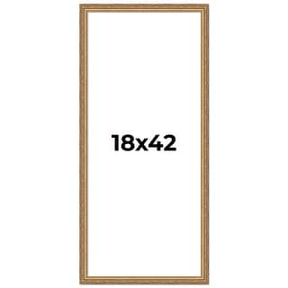 25x15 Frame Gold Solid Wood Picture Frame Width 1.625 Inches | Interior ...