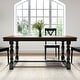 Bush Home Sterling 67W Squire Trestle Dining Table - Bed Bath & Beyond ...