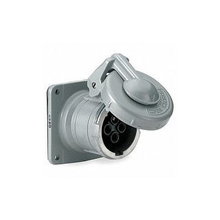 Watertight Pin and Sleeve Receptacle: 60 A, 600V AC/250V DC, Style 2 ...