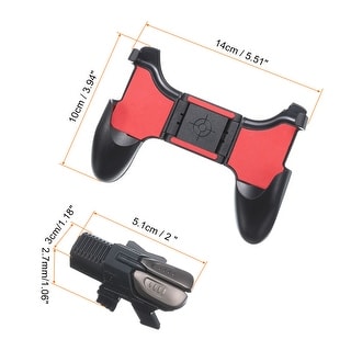Mobile Game Controller Gaming Trigger Joystick 4 in 1 D9 Gamepad High ...