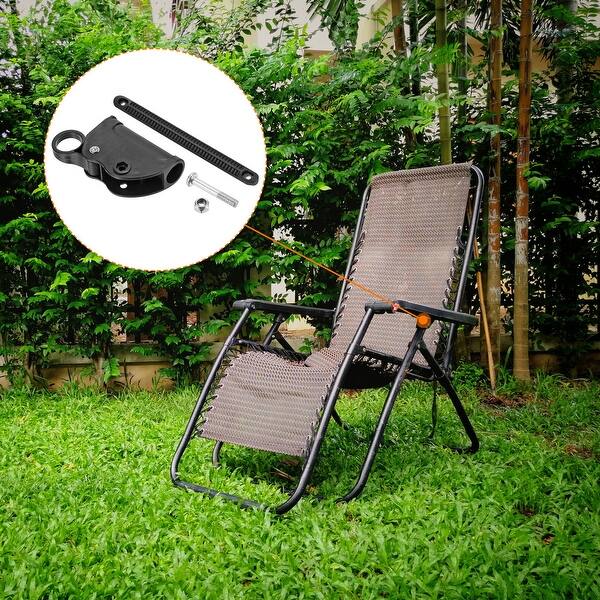 Lounge Chair Seat Latch Hinge Fixed Catch Lock and Release Part Set ...