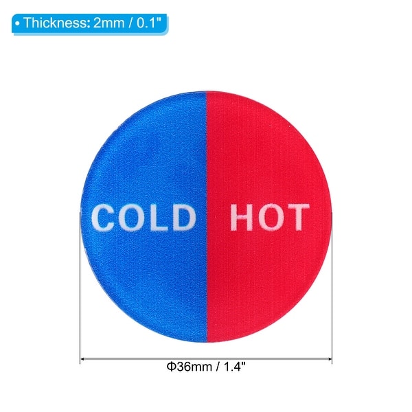 Self Stick Cold/Hot Water Label, Acrylic Waterproof Adhesive Sticker ...