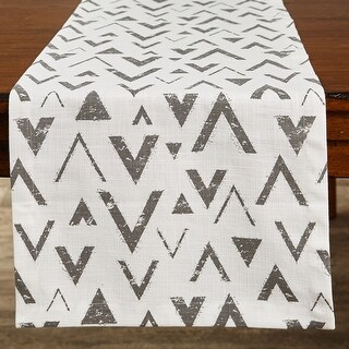 Split P Triangles Table Runner 15" x 72" - 15" X 72" - Bed Bath ...