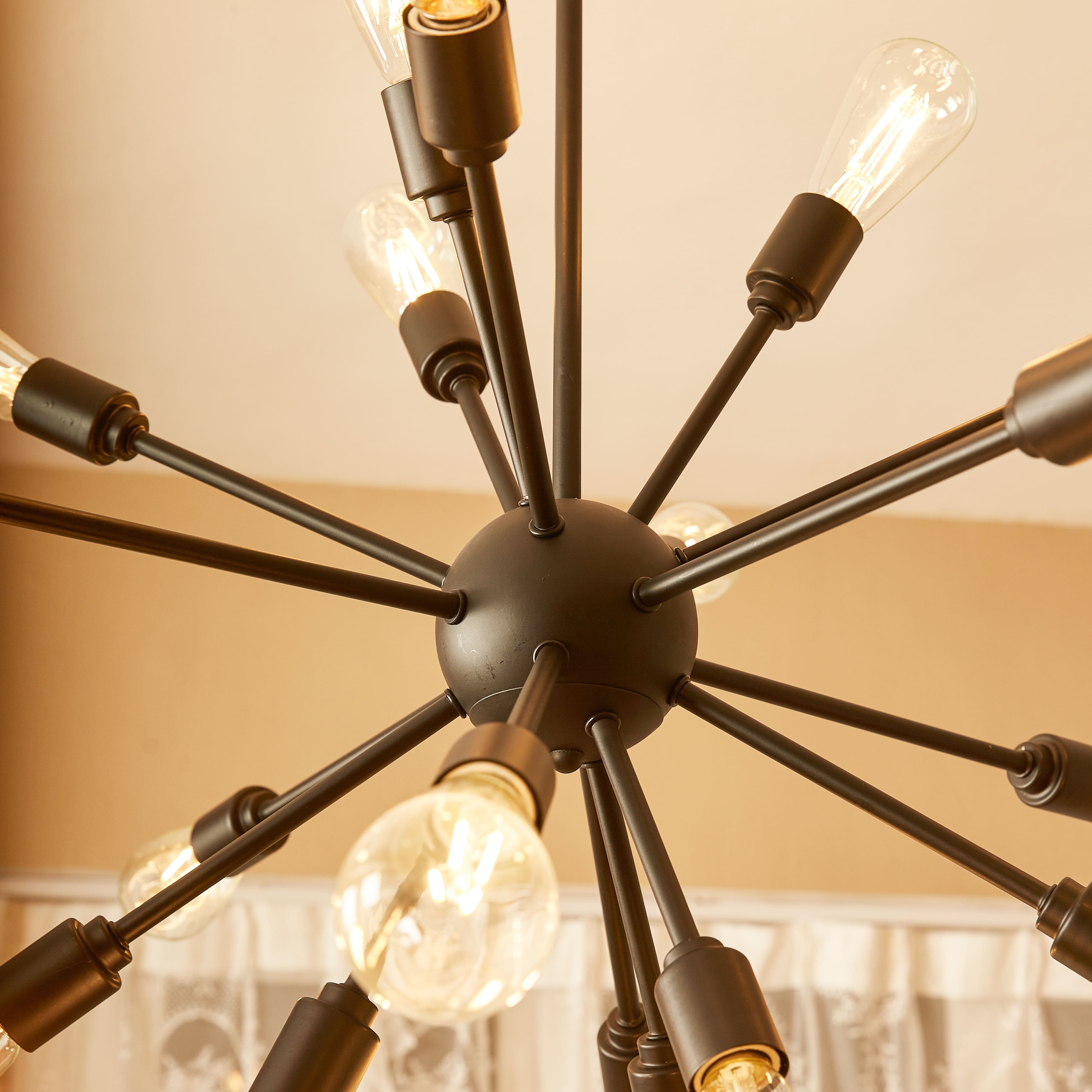 18 Light Sputnik Sphere Chandelier - 27.36"x74.45" - On Sale - Bed Bath ...