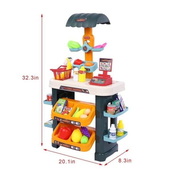 Grocery Game Store Children'S Gifts Girl Supermarket Kitchen Toy Set ...