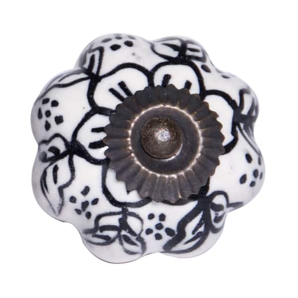 black and white drawer knobs