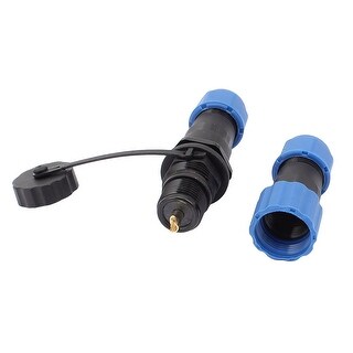 SD13 13mm 1P-1P M/M Flanged Waterproof Aviation Cable Connector Plug ...