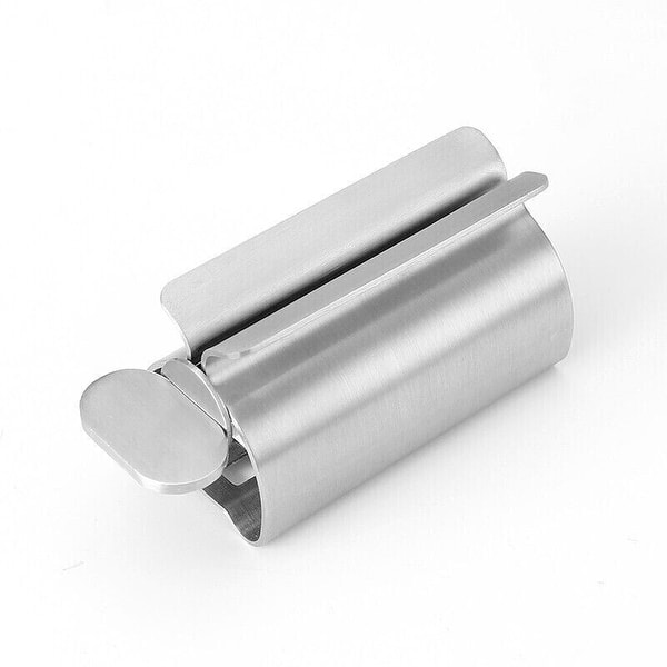 Stainless Steel Toothpaste Tube Squeezer and Dispenser - Silver - On ...