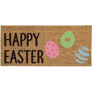 Happy Easter Flocked Sassafras Coir Switch Mat - Bed Bath & Beyond ...